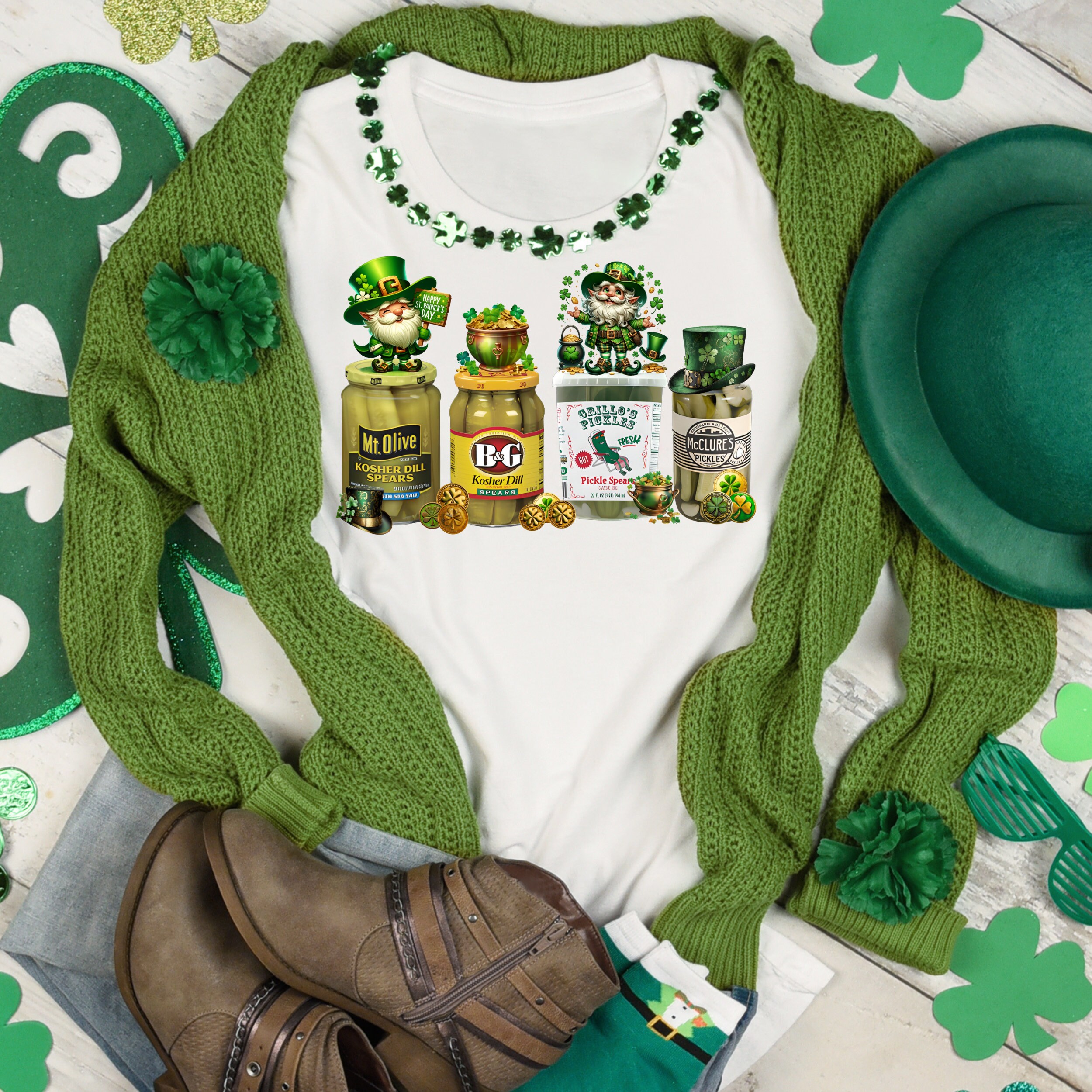 Vintage Pickles PNG, St Patrick's Pickles PNG, Canning Season Png ...