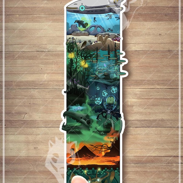 Long Landscape Stickers - Etsy