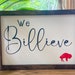 Buffalo Bills Sign: "we Billieve" - Football Fan Gift - Etsy