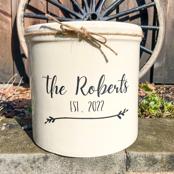 Stoneware Crock - Etsy