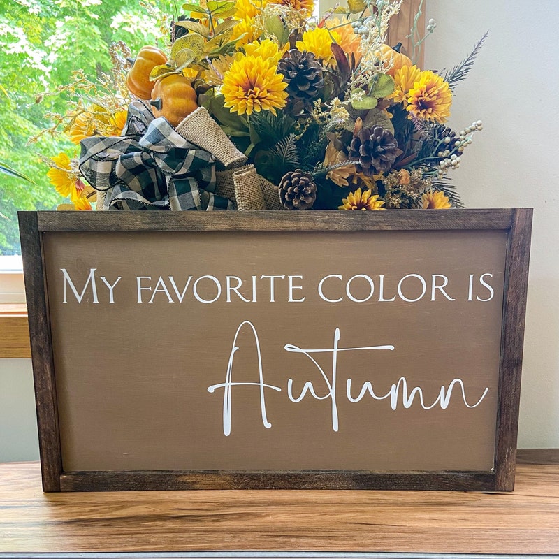 Fall Wood Signs - Etsy