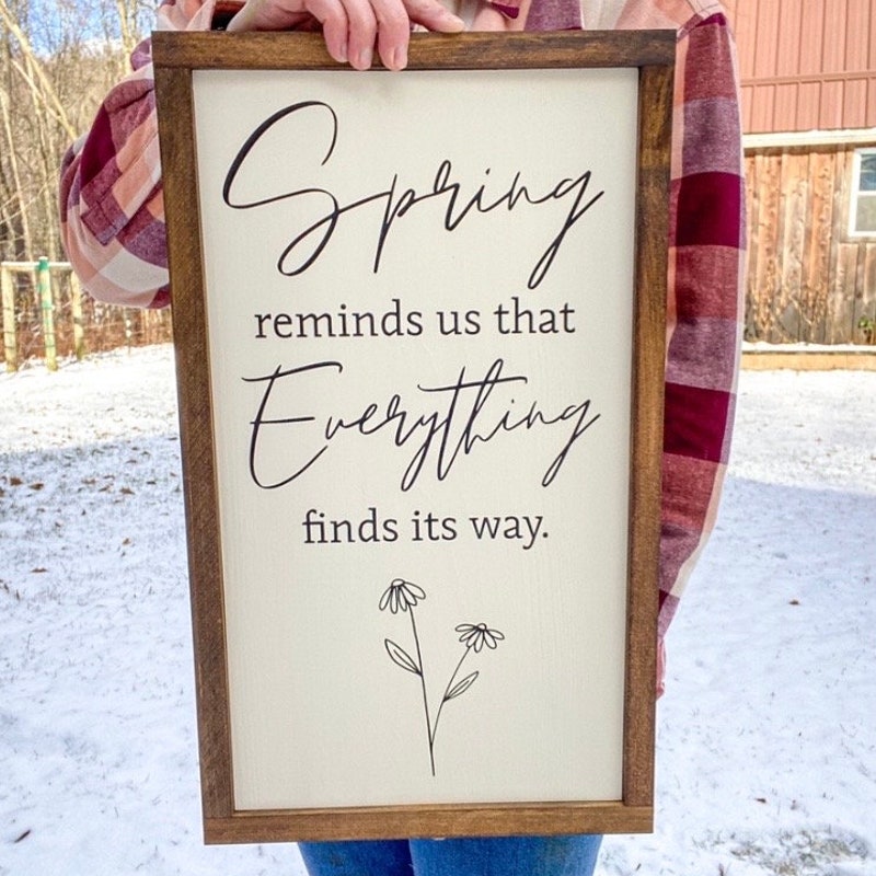 Spring Signs - Etsy