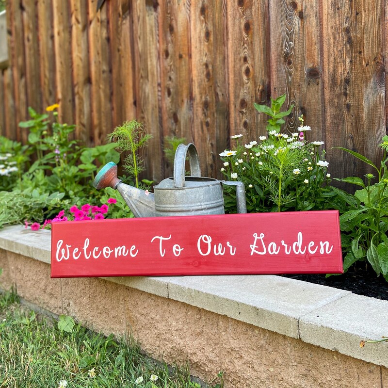 Outdoor Garden Sign - Etsy