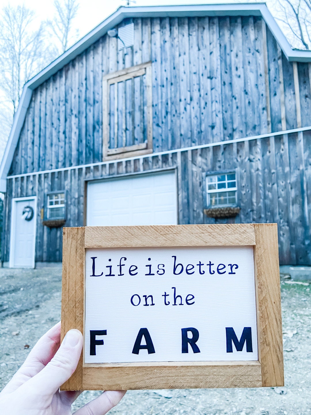 Life is Better on the Farm Sign, Farm Sign, Farm Quote Sign, Gift for ...