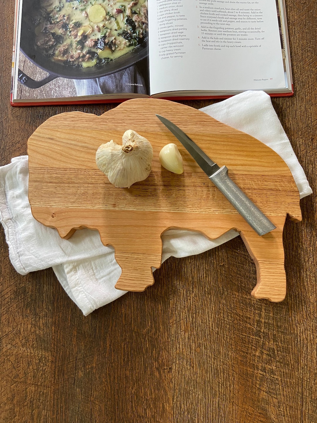 Buffalo Cutting Board: Handmade Wooden Buffalo Bills Fan Gift - Etsy