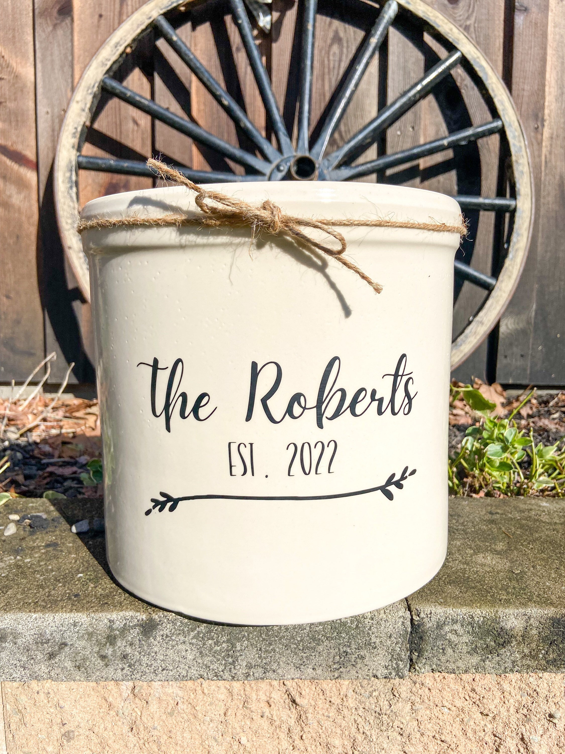 Personalized Name Crocks