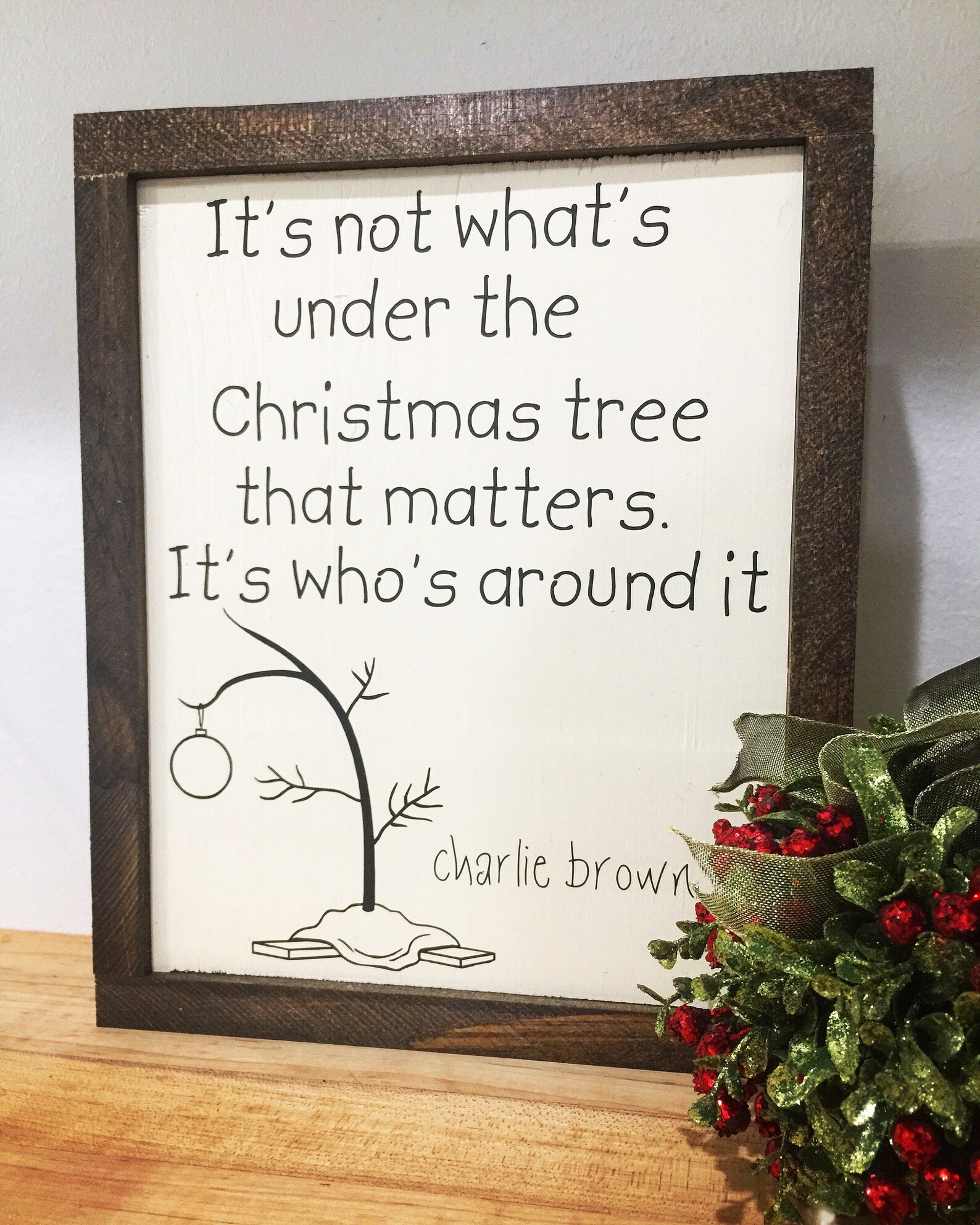 Charlie Brown Christmas Sign Peanuts Christmas Sign Snoopy - Etsy
