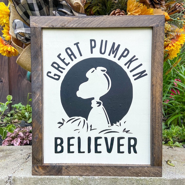 Welcome Great Pumpkin Sign - Etsy