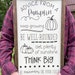 Large Wood Fall Sign, Autumn Wall Decor, Pumpkin Decor, Framed Fall ...