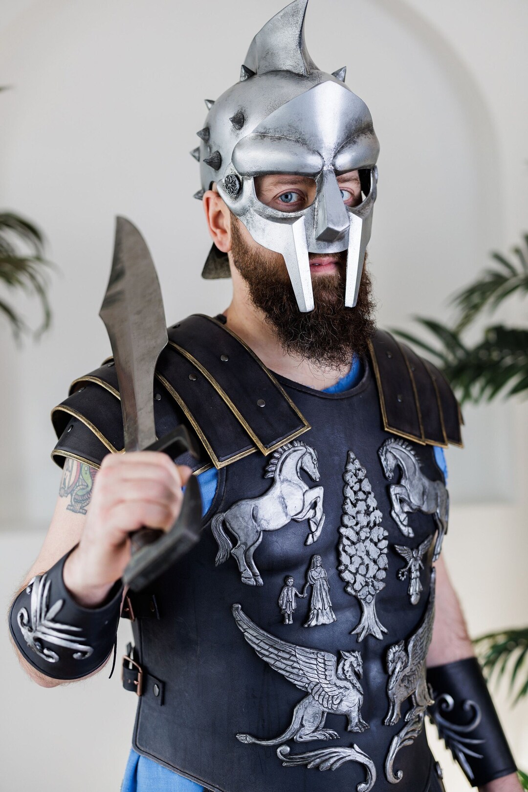 Gladiator Helmet, Russell Crowe - Etsy