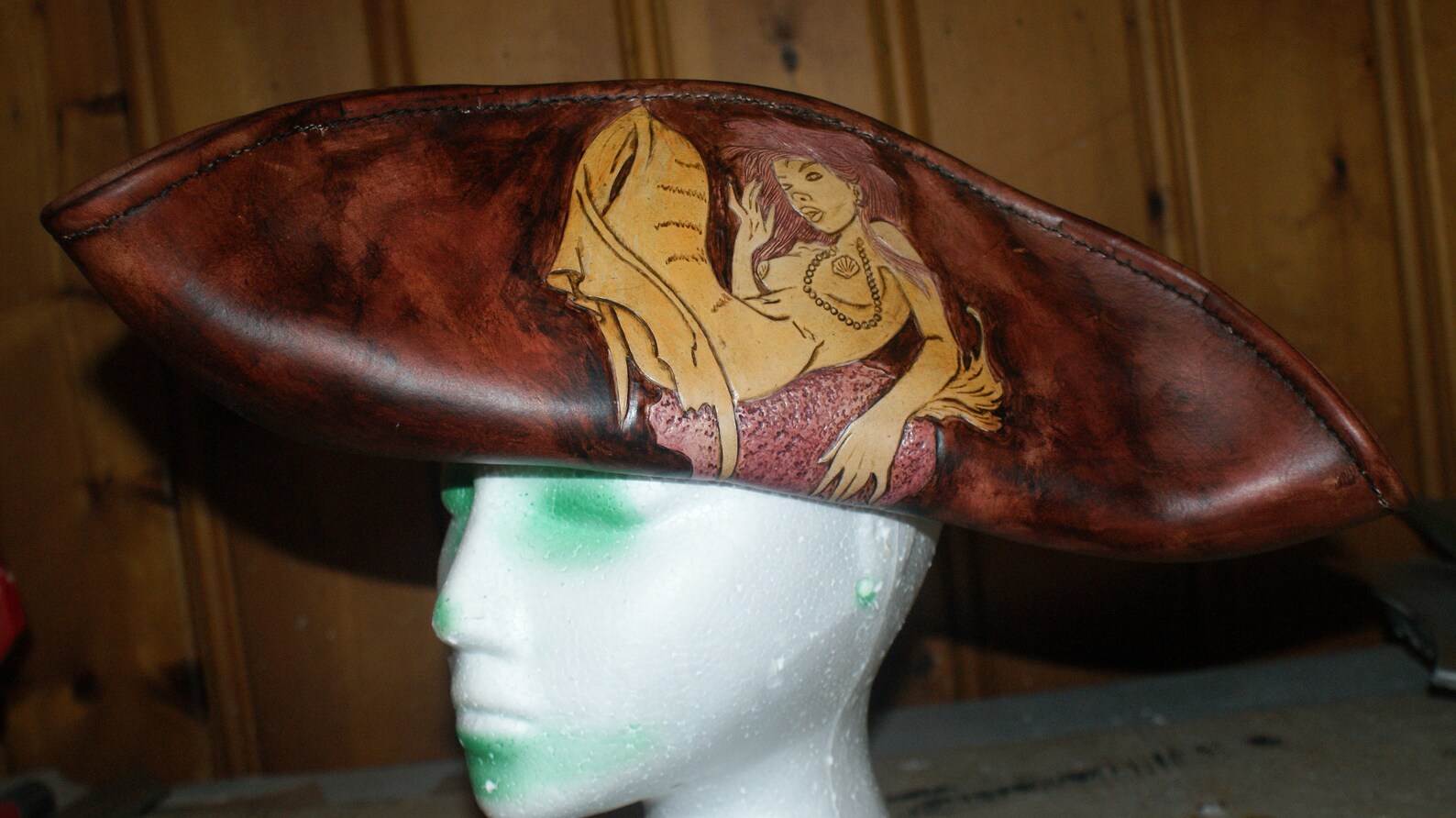 Custom Leather Tricorn / Pirate Hats - Etsy