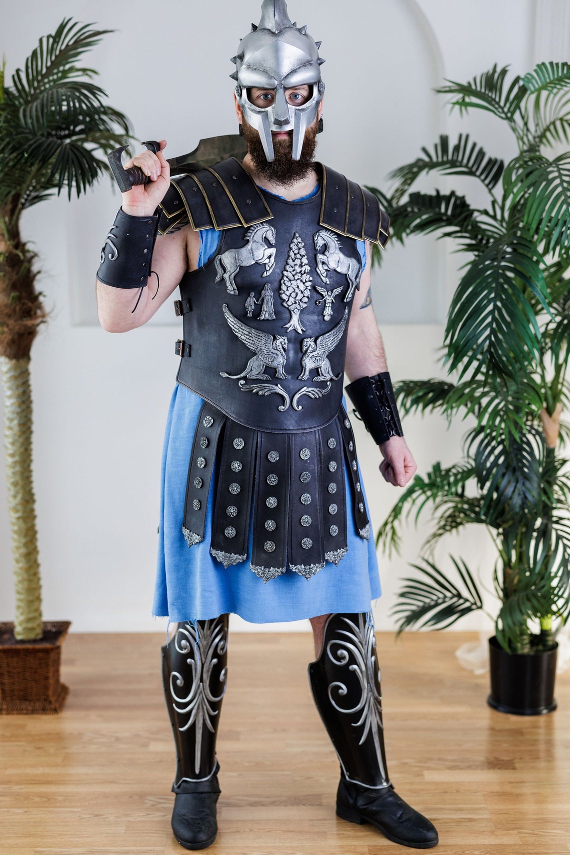Gladiator (russell Crowe) Full Leather Armor. - Etsy