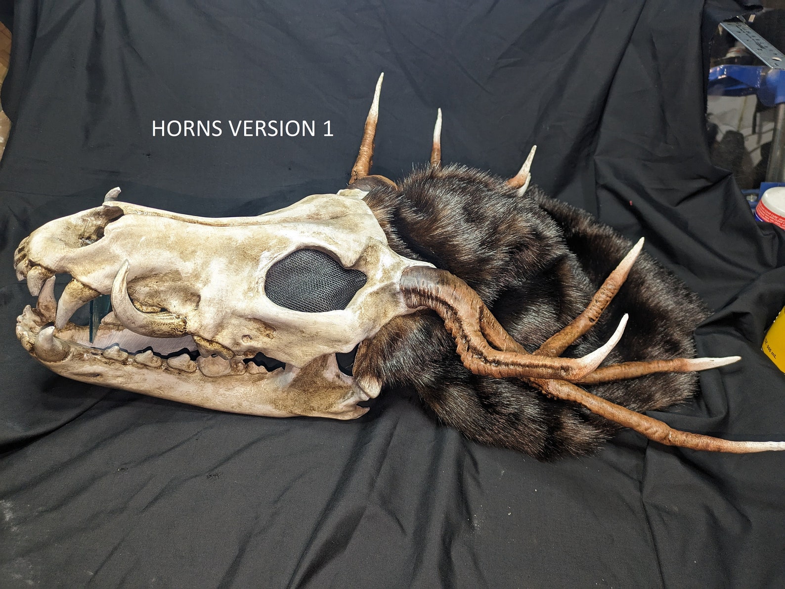 Articulating Wendigo Mask: 3D Printed, Detachable Antlers - Etsy