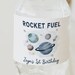 Editable Outer Space Water Bottle Labels Astronaut Party Decor Space ...