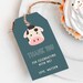 Cow Thank You Tag Template INSTANT DOWNLOAD Printable Favor Tags ...