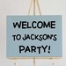 Editable Boys Birthday Welcome Sign, Instant Download Printable Modern ...