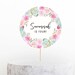 Editable Cake Topper Template, Printable Princess Party Pink Floral ...
