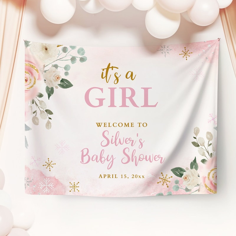 Baby Shower Backdrop - Etsy