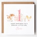 Editable Birthday Card Template, DIY Printable Farm Animal Cow Pig ...