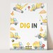 Dig in Construction Birthday Sign, Food Table Sign, Construction Truck ...