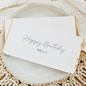 Simple Chocolate Bar Wrapper Template INSTANT DOWNLOAD Printable Candy ...