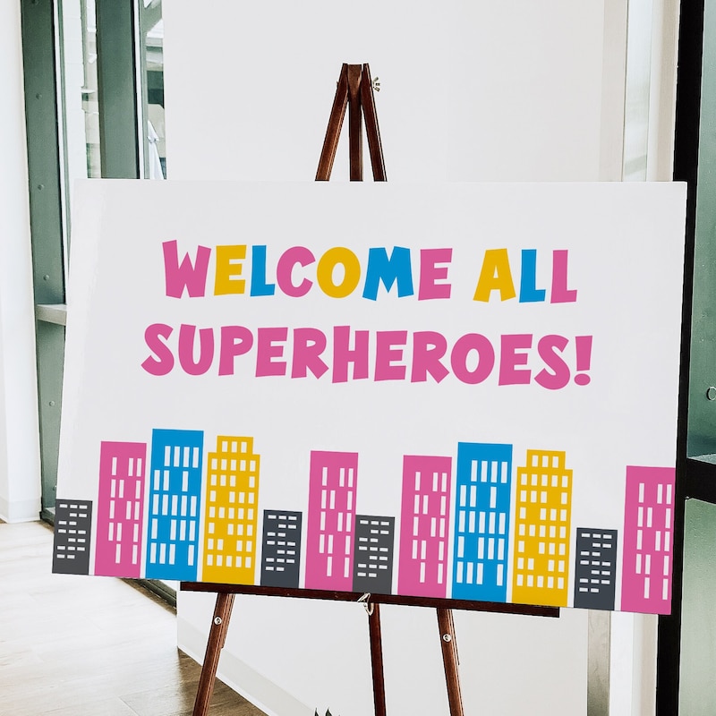 Superhero Welcome - Etsy