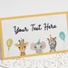 Jungle Safari Animals Place Card Editable Template Tent Cards - Etsy ...