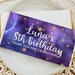 Galaxy Chocolate Bar Labels, Cosmic Editable Printable Instant Download ...
