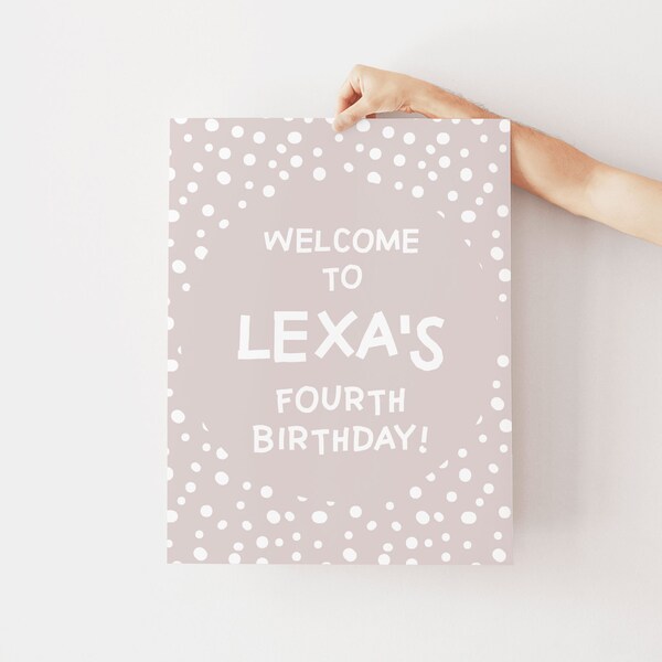 Polka Dot Sign - Etsy