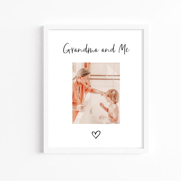 Grandma and Me Printable - Etsy