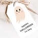 Editable Halloween Birthday Thank You Favor Tags Costume Party Girl ...