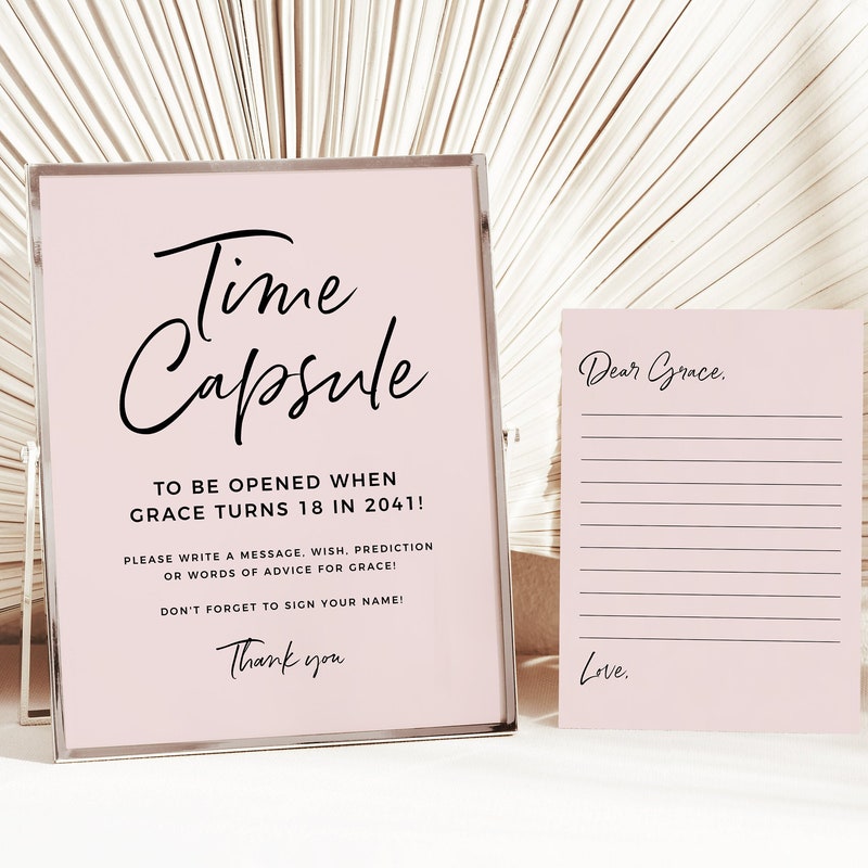 Time Capsule 1st Birthday - Etsy