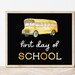 First Day of Prep Sign, Printable First Day Sign, Editable Back to ...