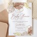 Modern Boho Baby Shower Invitation Editable Template, Printable Instant ...
