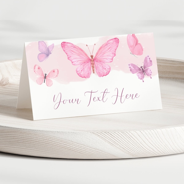Butterfly Place Card - Etsy
