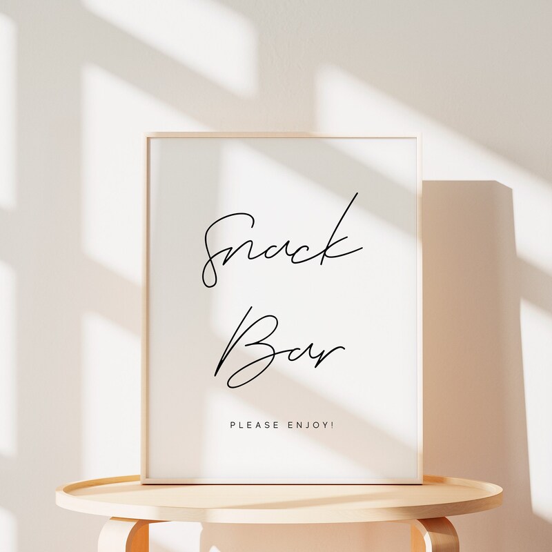 Snack Bar Sign - Etsy