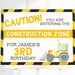 Construction Birthday Yard Sign, Construction Party, Construction ...