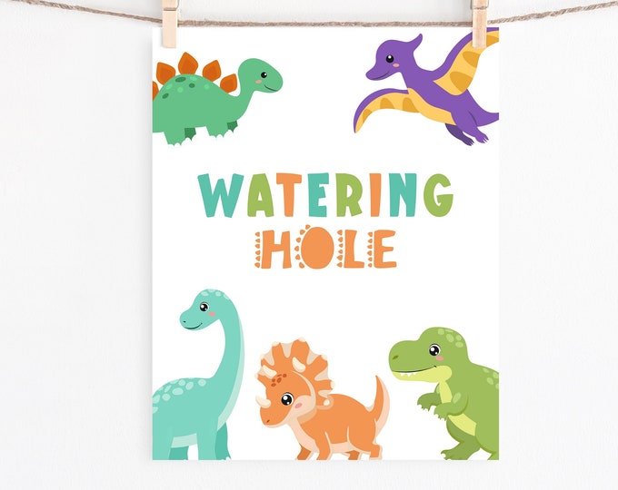 Printable Dinosaur Sign, Dinosaur Directional Arrows, Dinosaur Party ...