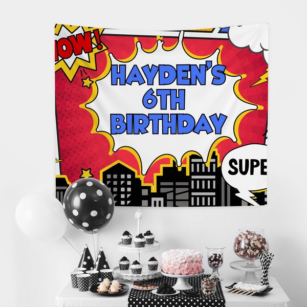 Comic Book Backdrop - Etsy