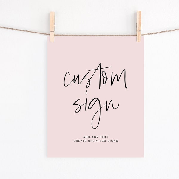 8x10 Printable Sign - Etsy