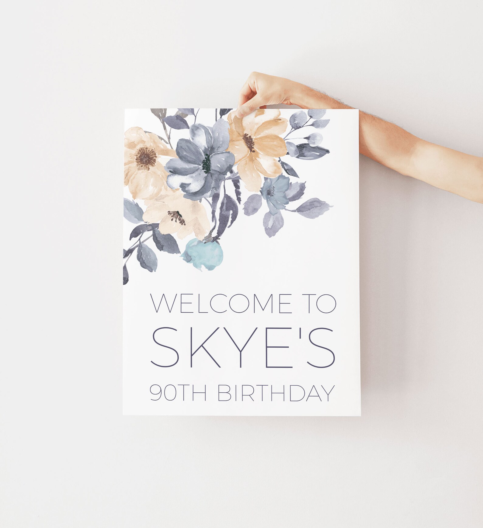 Editable Birthday Welcome Sign Birthday Welcome Poster - Etsy