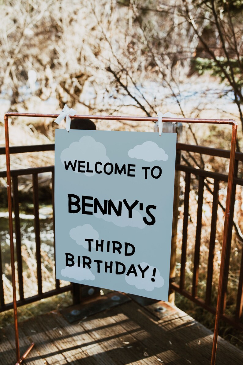 Birthday Welcome Sign, Instant Download Printable Party Decor Baby ...
