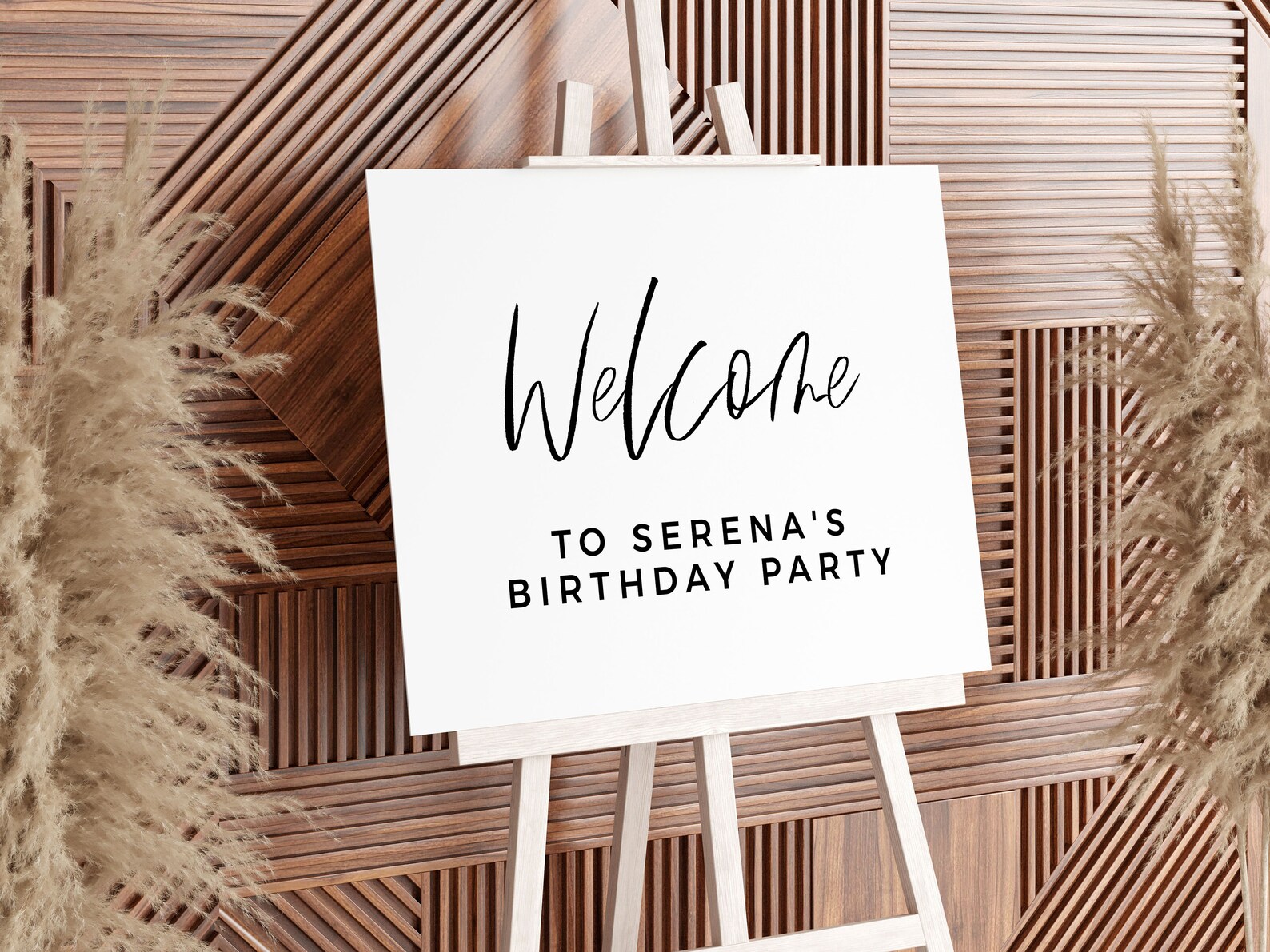 Editable Birthday Welcome Sign Birthday Welcome Poster INSTANT DOWNLOAD ...