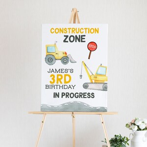 Construction Birthday Yard Sign, Construction Party, Construction ...