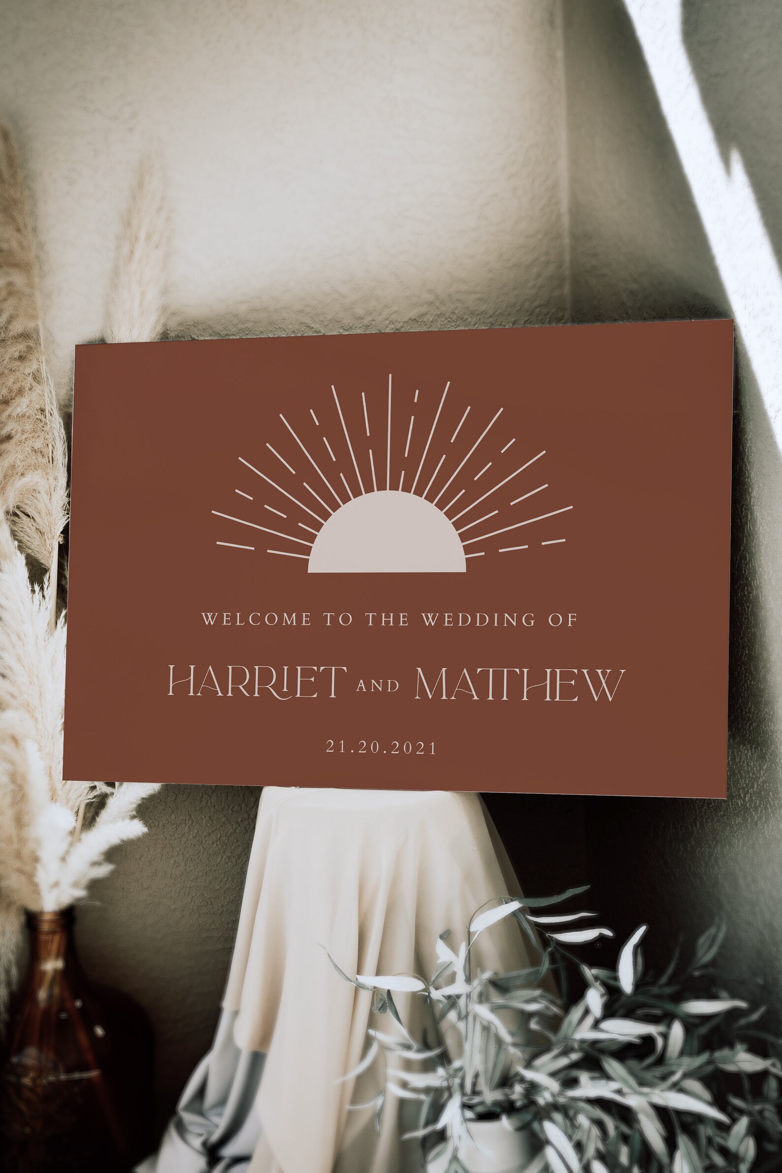 Editable Wedding Welcome Sign Template, Instant Download, Printable ...