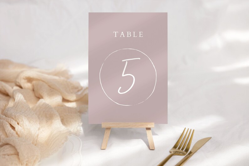 Table Numbers Editable Template Instant Download Printable - Etsy