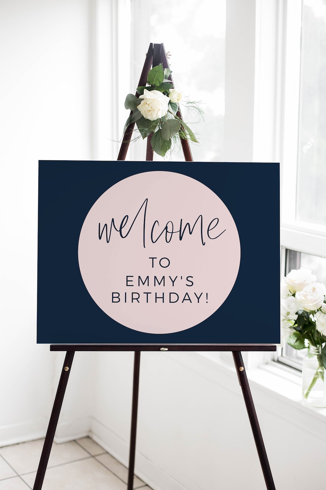 Modern Welcome Sign, Editable Template Printable Download Birthday ...