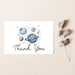 Editable Space Birthday Thank You Card Astronaut Planets to the Moon ...