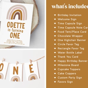 Rainbow Birthday Bundle, Baby Shower Bundle, Boho Baby Shower Bundle ...