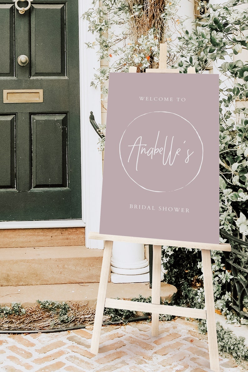 Bridal Shower Bundle, Editable Instant Download Printable Modern ...